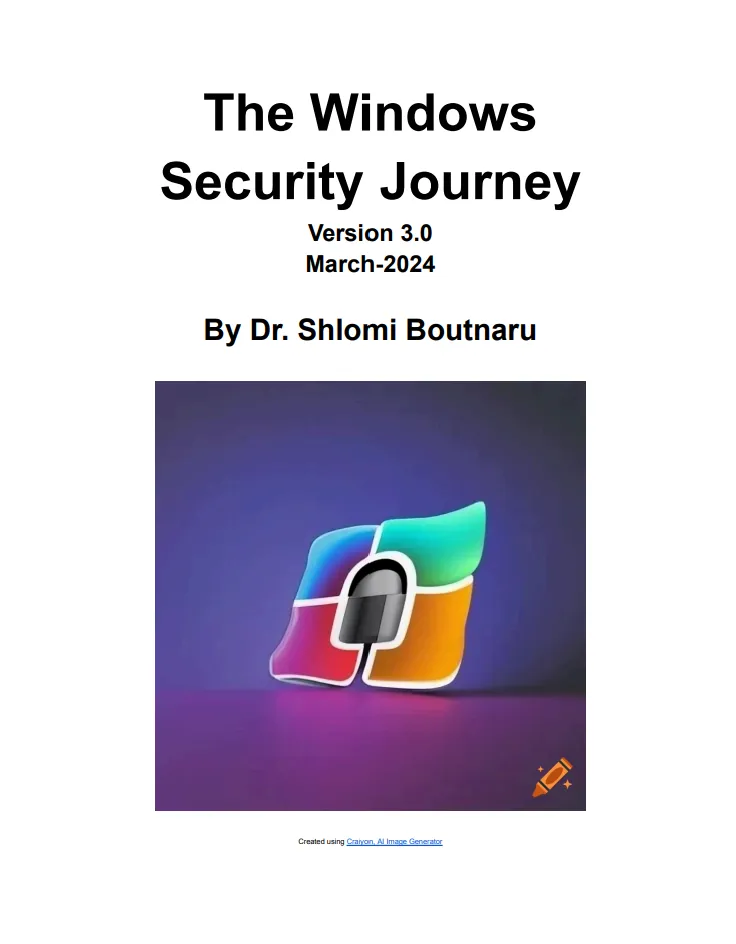 The Windows Security Journey v3.0 | Security